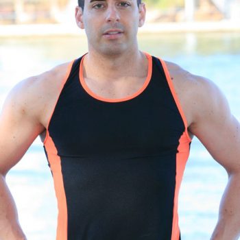 Muscle Top Singlet Two Colour – Aussie Togs